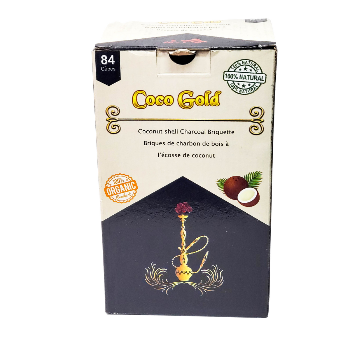 Coco Gold Coconut Shell Carcoal 84 Cubes – Souk Med (Grab)