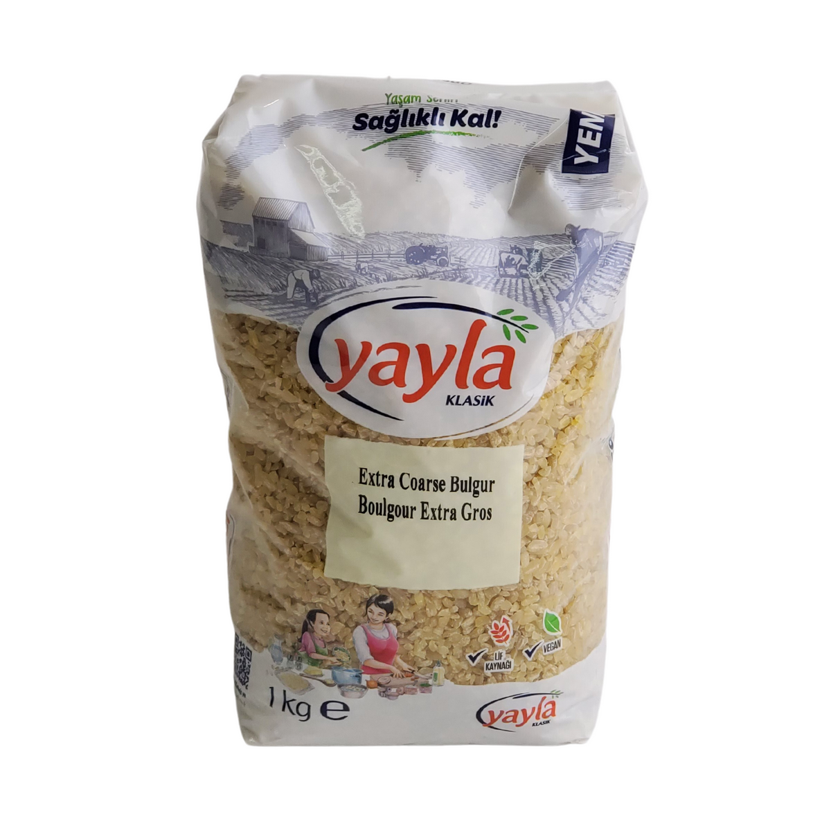 Yayla Extra Coarse Bulgur 1KG – Souk Med (Grab)