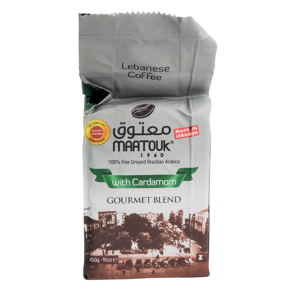 Maatouk Gourmet Blend with Cardamom Lebanese Coffee 450g – Souk Med (Grab)